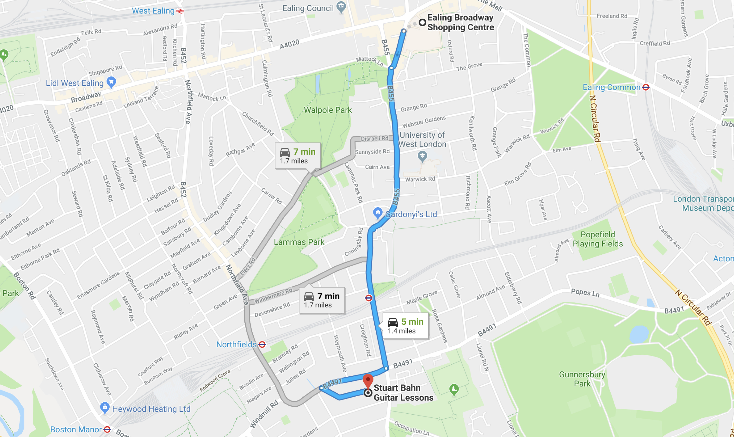 Guitar Lessons Ealing | Stuart Bahn | Guitar lessons